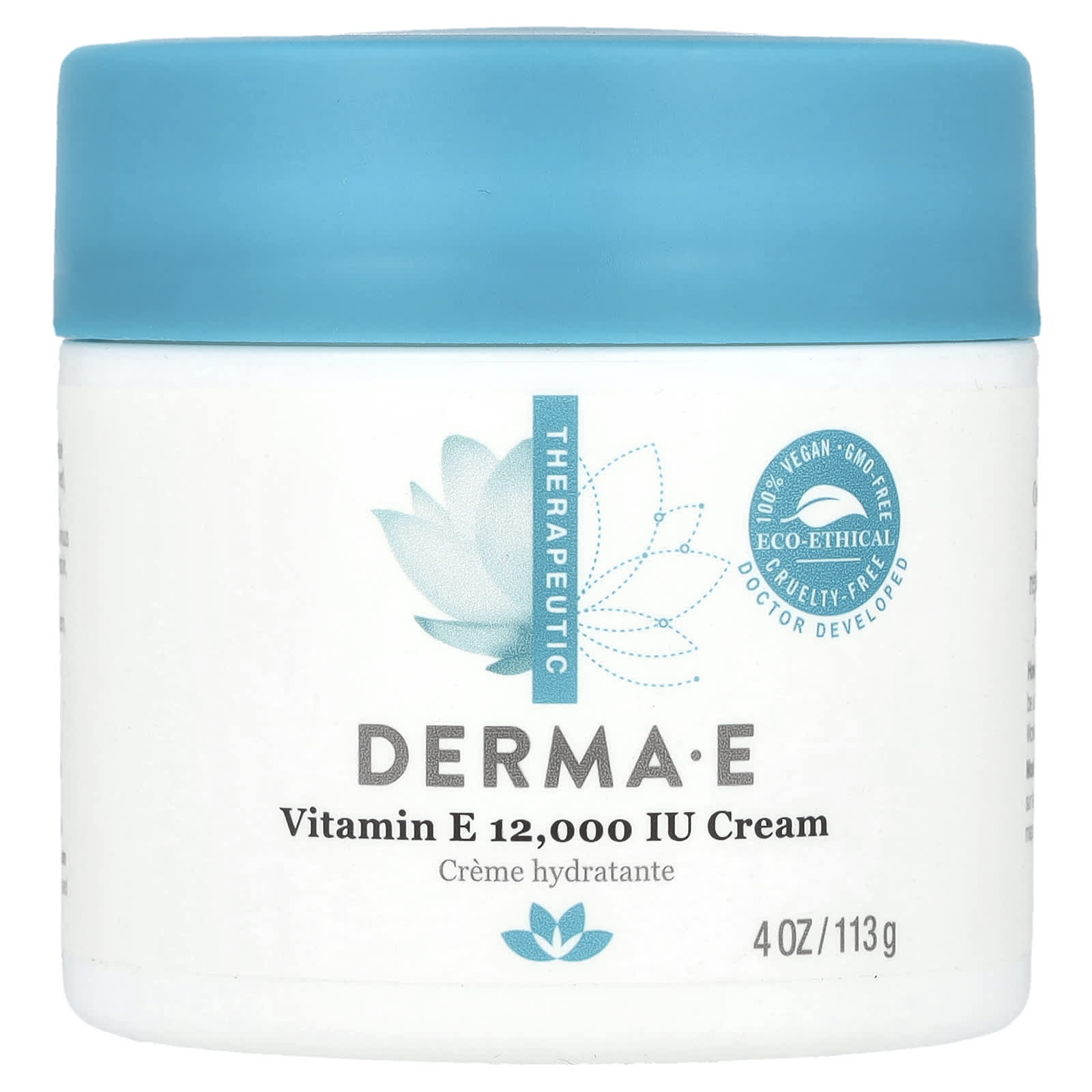 Derma E, Creme Vitamin E 12 000iu, 4 Ounce / Derma E, Crema Vitamina E ...